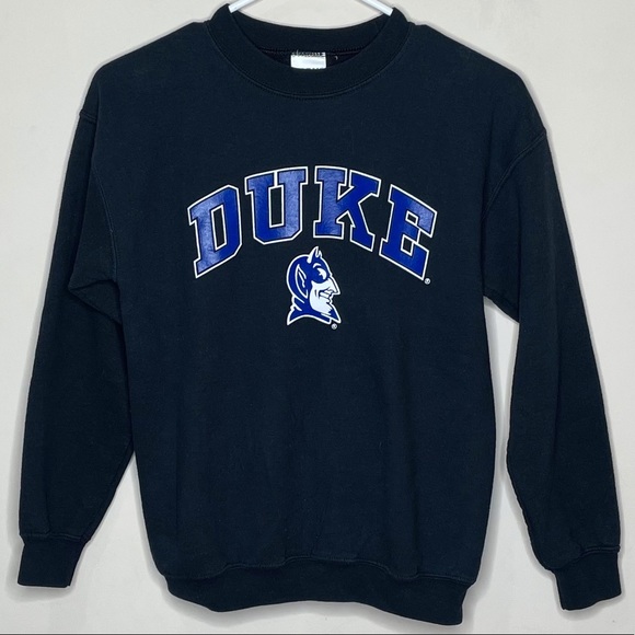 Vintage | Shirts & Tops | Vintage Duke University Logo Pullover Long ...